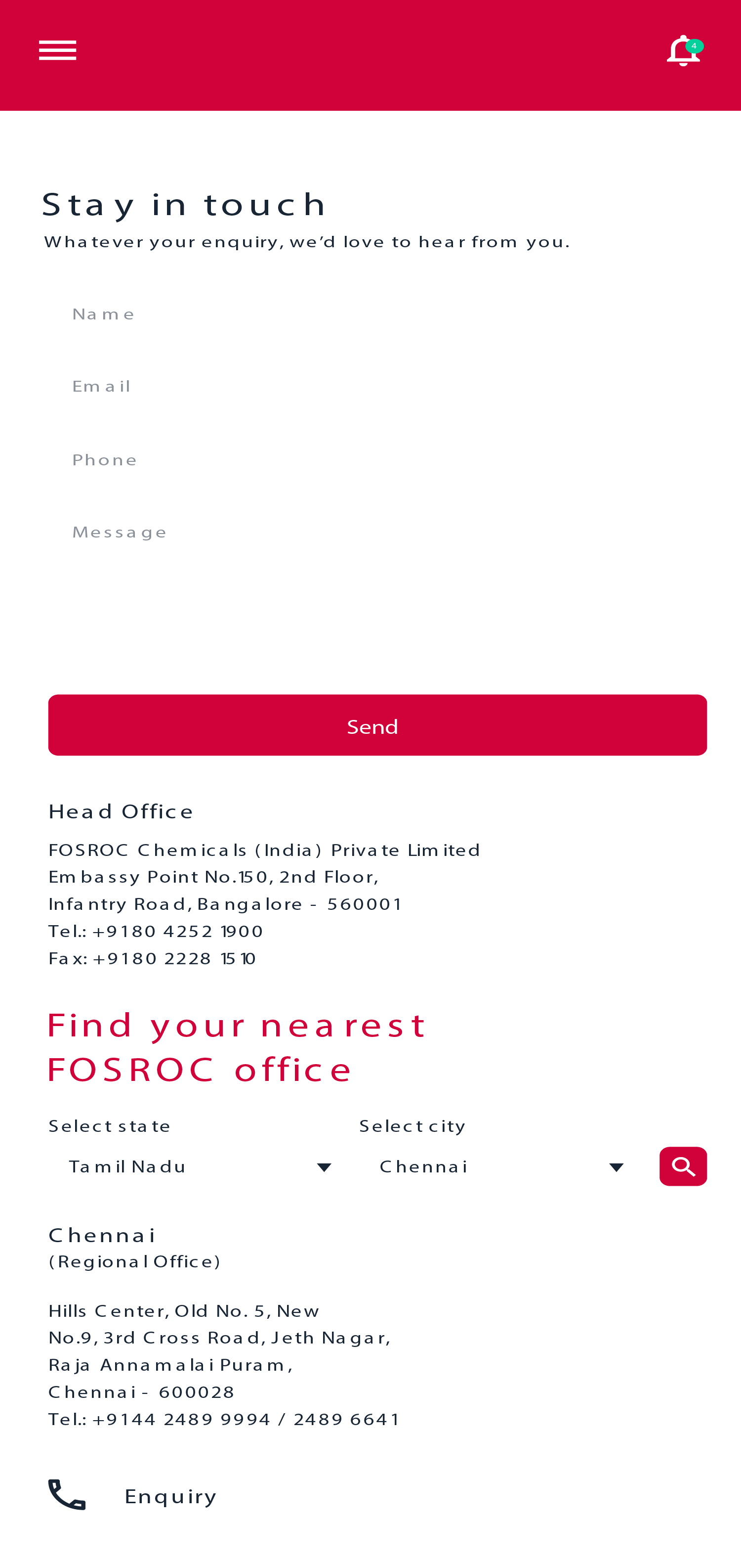 Fosroc India App | Fosroc